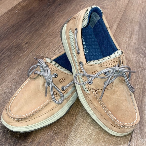 Sperry | Shoes | Sperry Tan Top Sider Boat Shoes Preppy Dress Size 3 ...